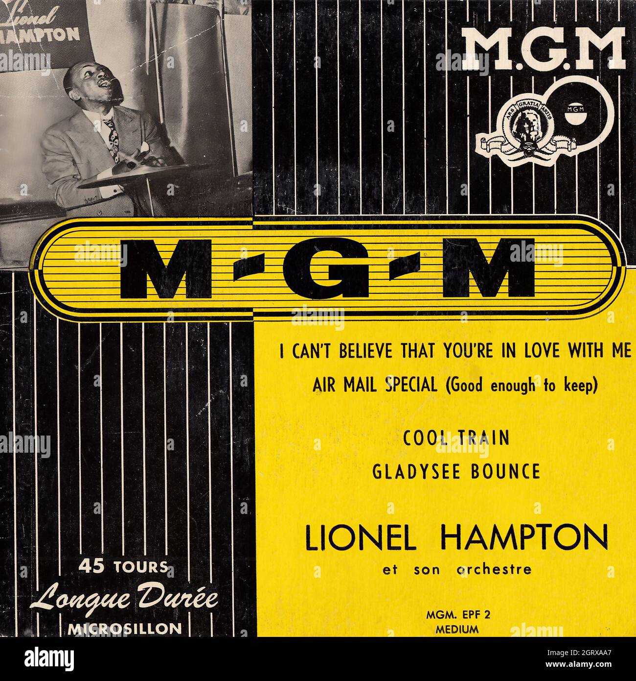 Lionel Hampton et son Orchestre - MGM EP - Vintage Vinyl Record Cover ...