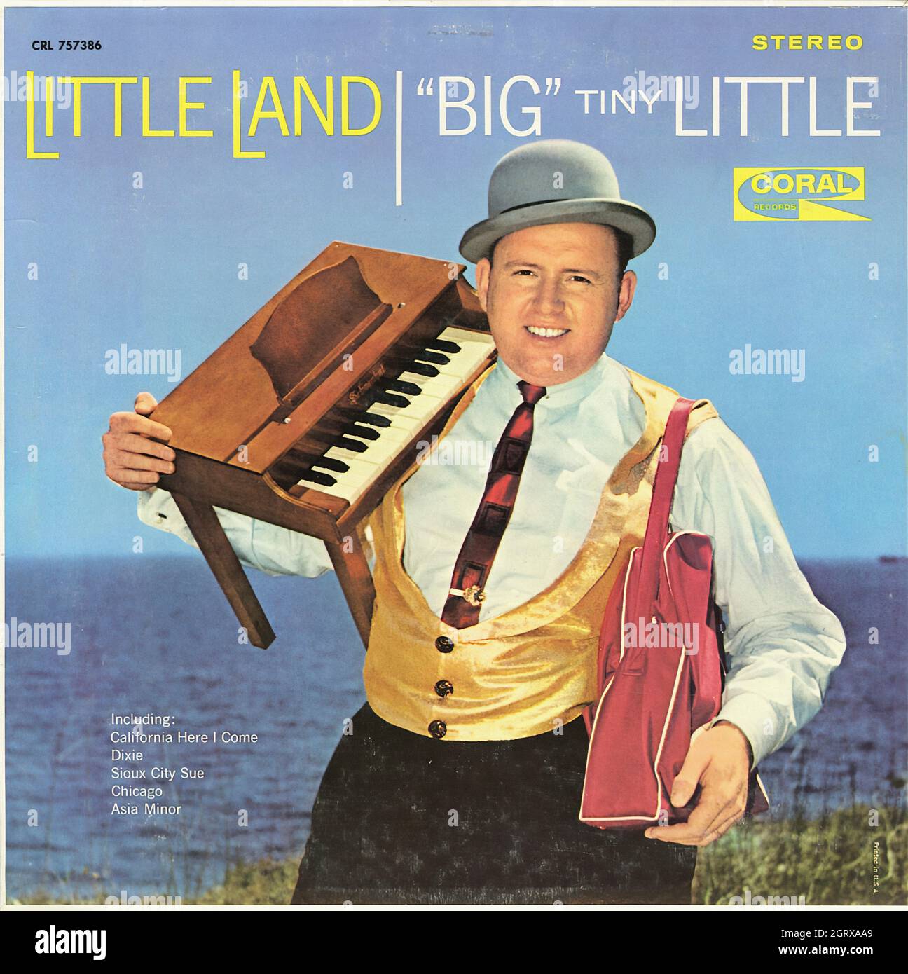 Little Land - Vintage Vinyl Album Stock Photo - Alamy