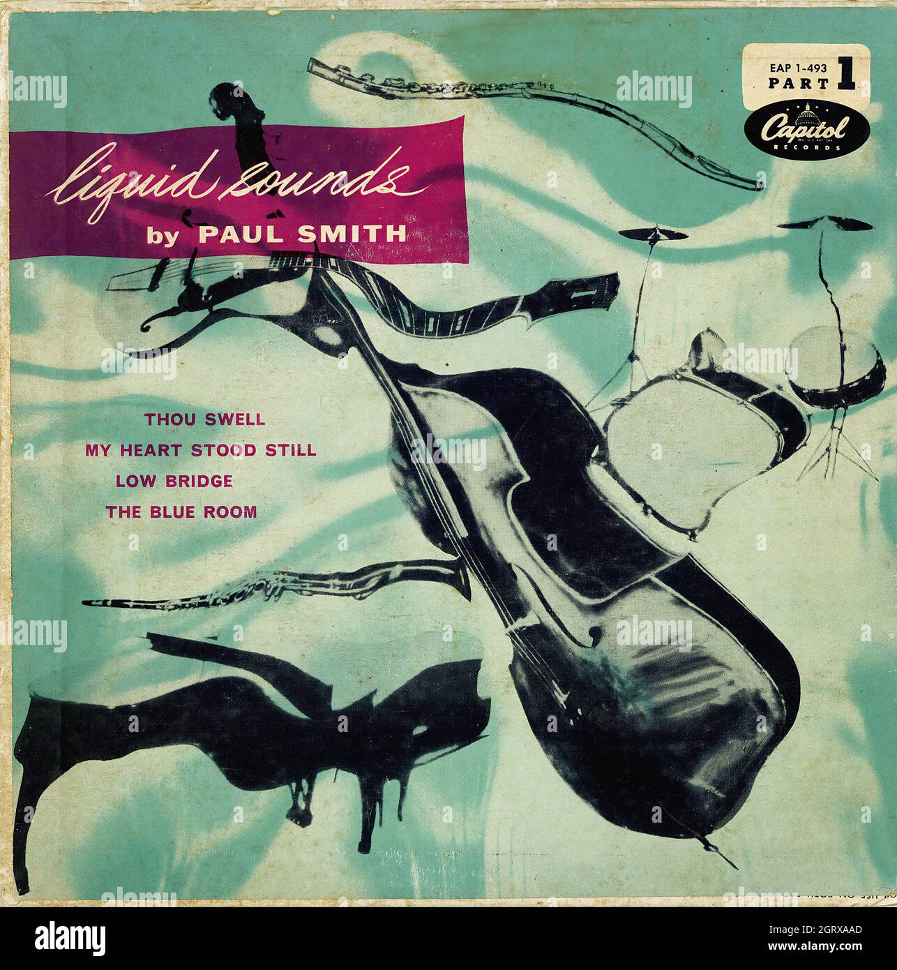 Liquid Sounds - Vintage Vinyl Album Stock Photo - Alamy