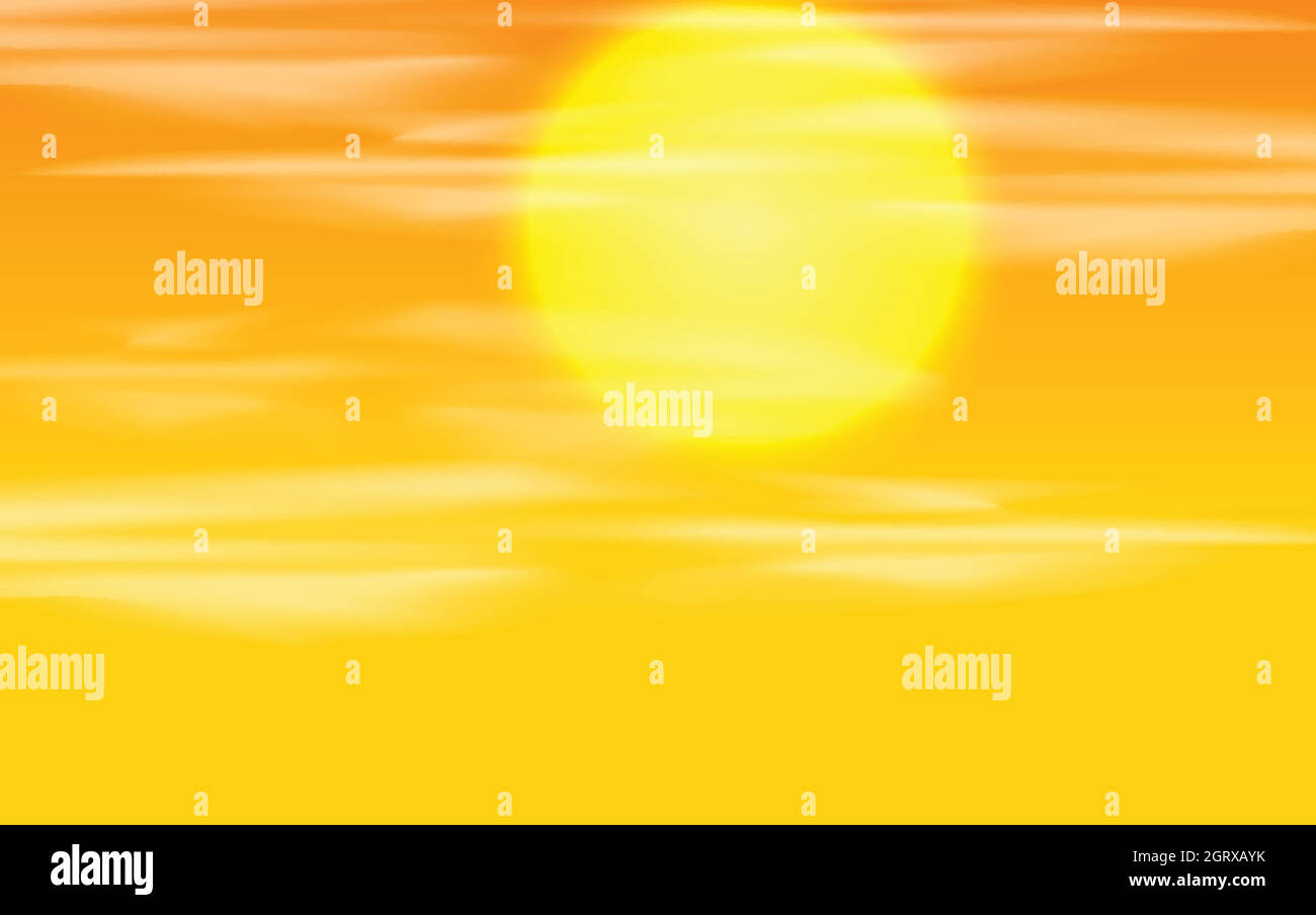 Sky sunset background sunrise Stock Vector Images - Alamy