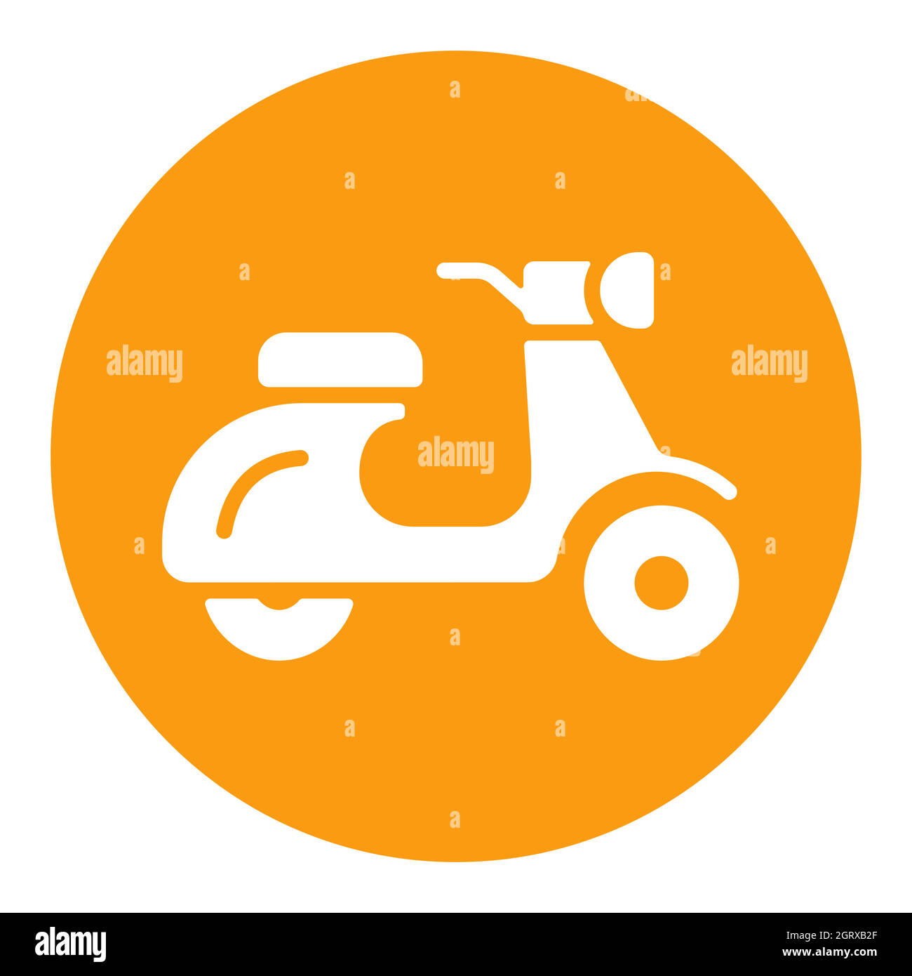 Moped icon Stock Vector Images - Alamy