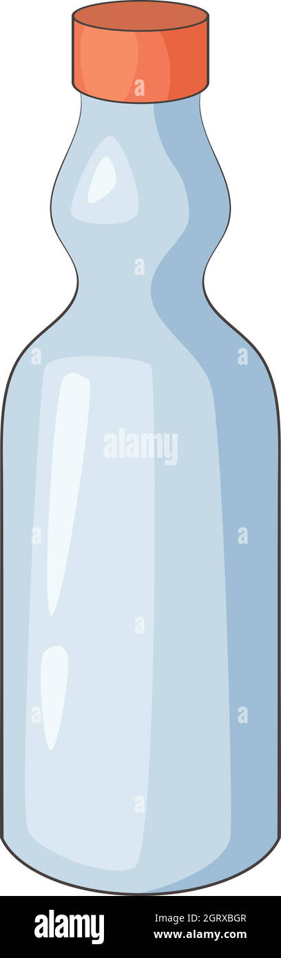White plastic glass bottle Stock Vector Images - Alamy