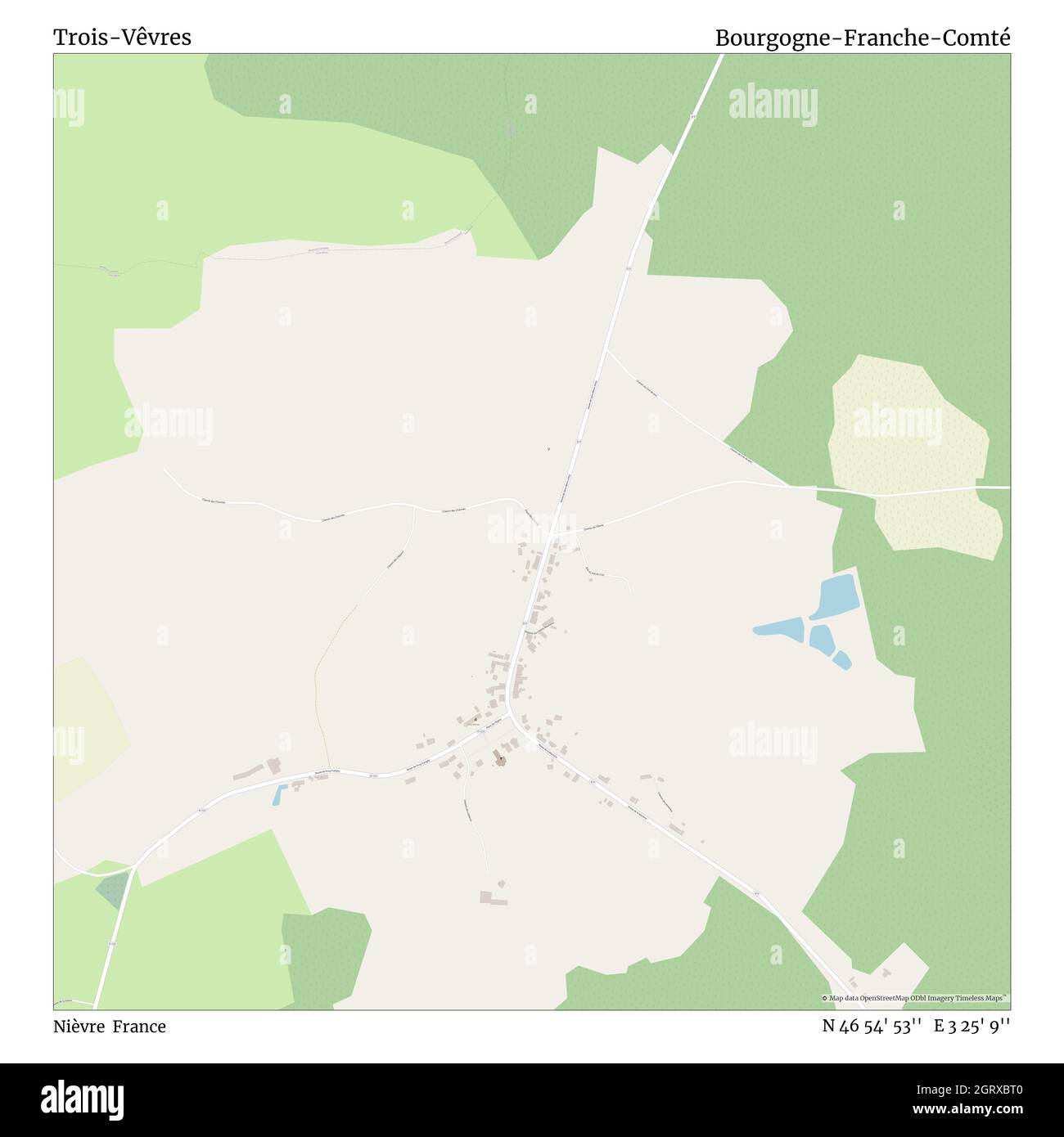 Trois-Vêvres, Nièvre, France, Bourgogne-Franche-Comté, N 46 54' 53'', E ...