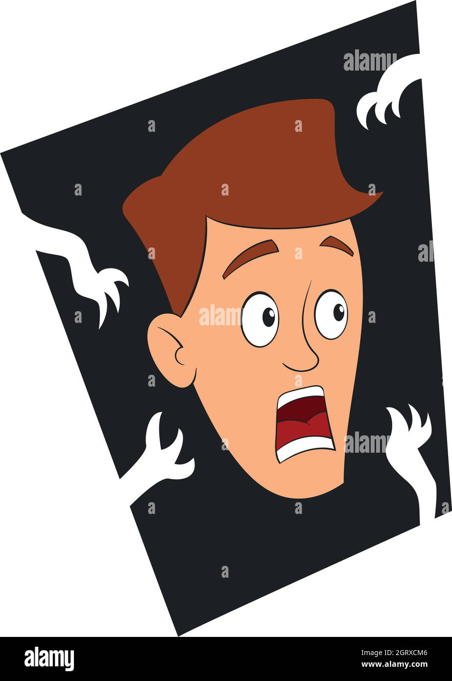 Cartoon nervous Cut Out Stock Images & Pictures - Alamy