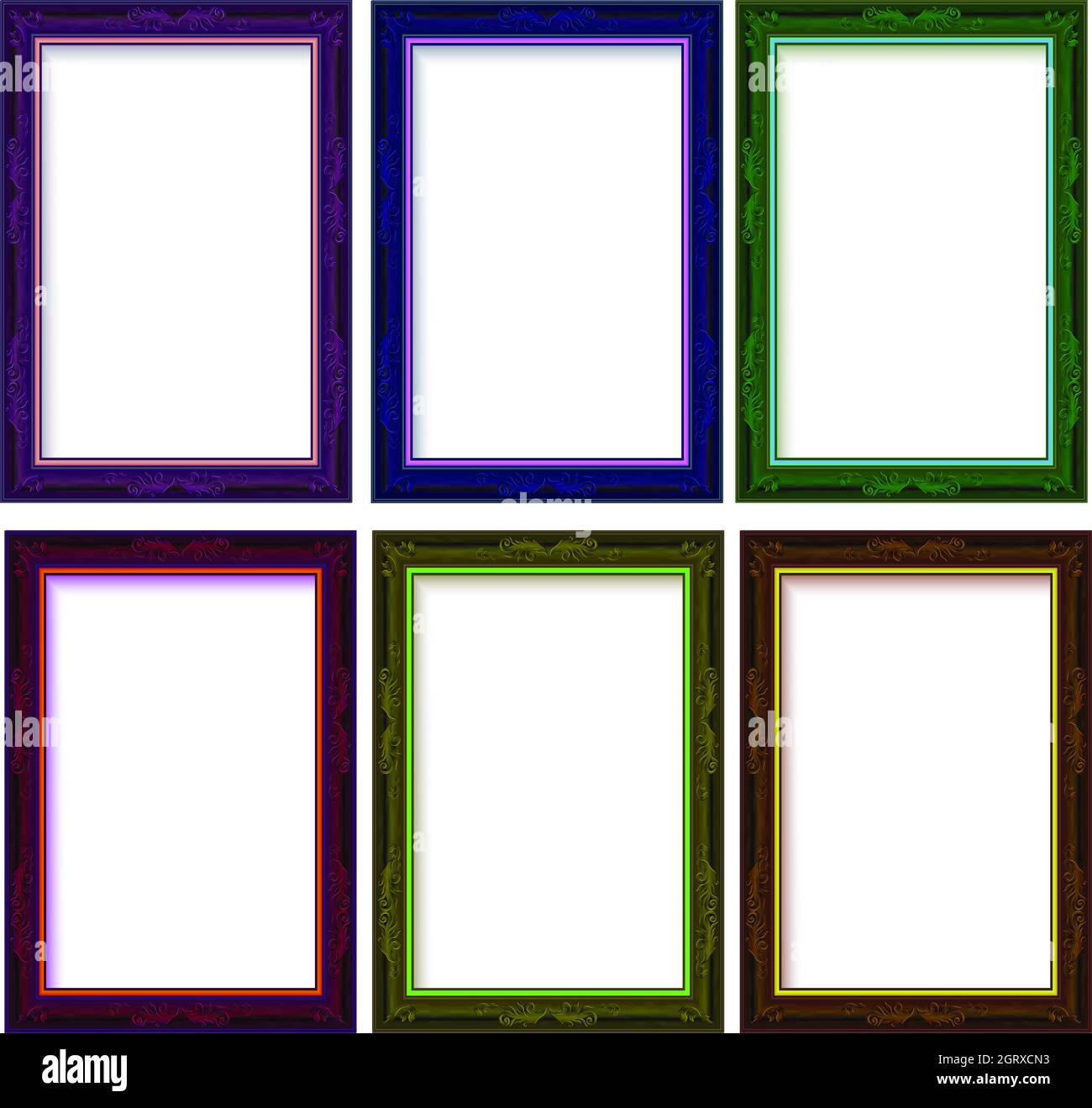 antique vintage vertical photo, frame, Antique borders Stock Photo - Alamy