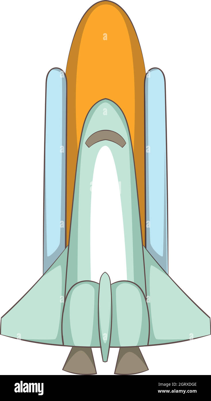 Space shuttle icon, cartoon style Stock Vector Image & Art - Alamy