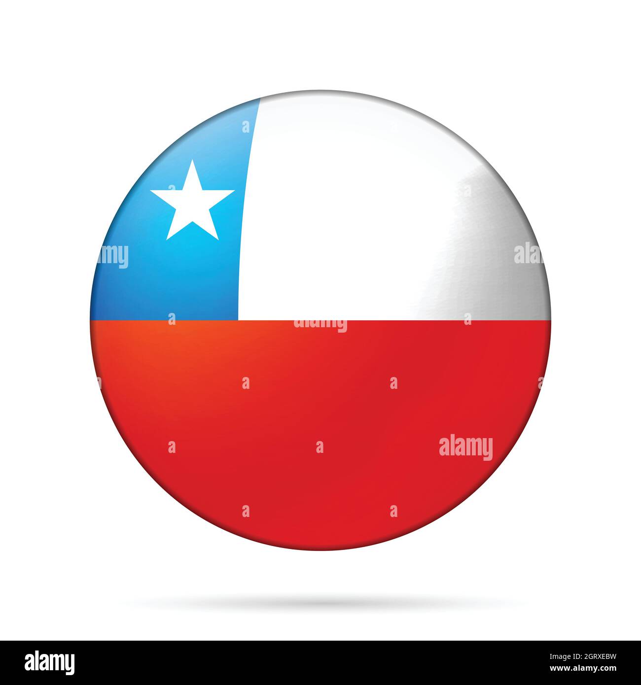 3d flag chile Stock Vector Images - Alamy