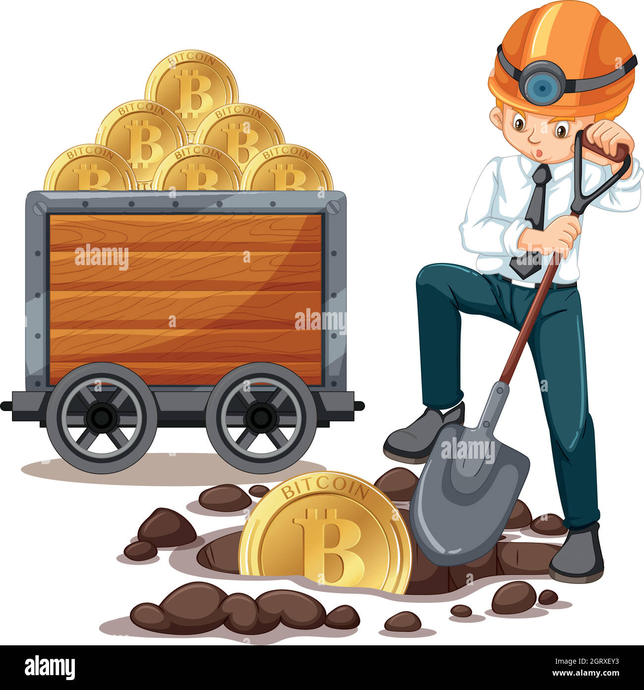 Mining mine processing Stock Vector Images - Alamy