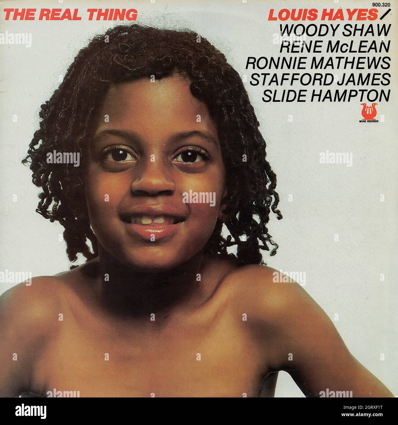 Louis Hayes - The real thing - Vintage Vinyl Record Cover Stock Photo ...