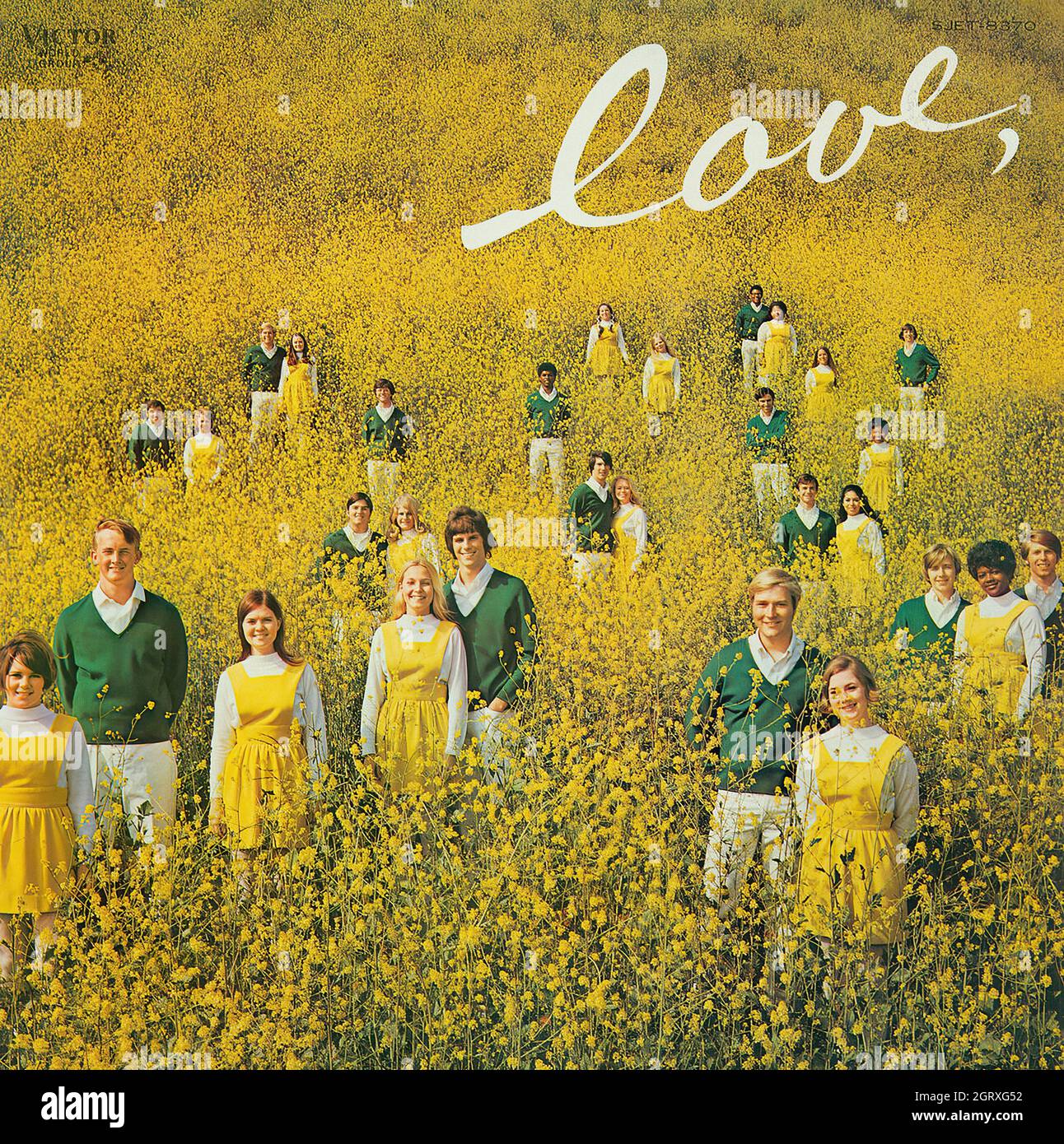 Vintage album cover art kitsch hi-res stock photography and images - Alamy