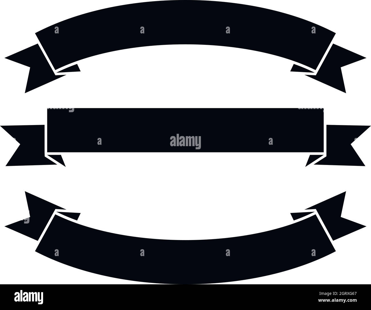 Ribbons icon, simple style Stock Vector Image & Art - Alamy