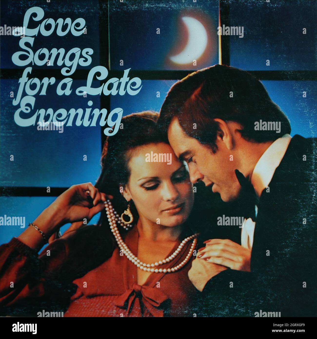 Love Songs for a Late Evening 1970s - Vintage Vinyl 33 rpm record Stock ...