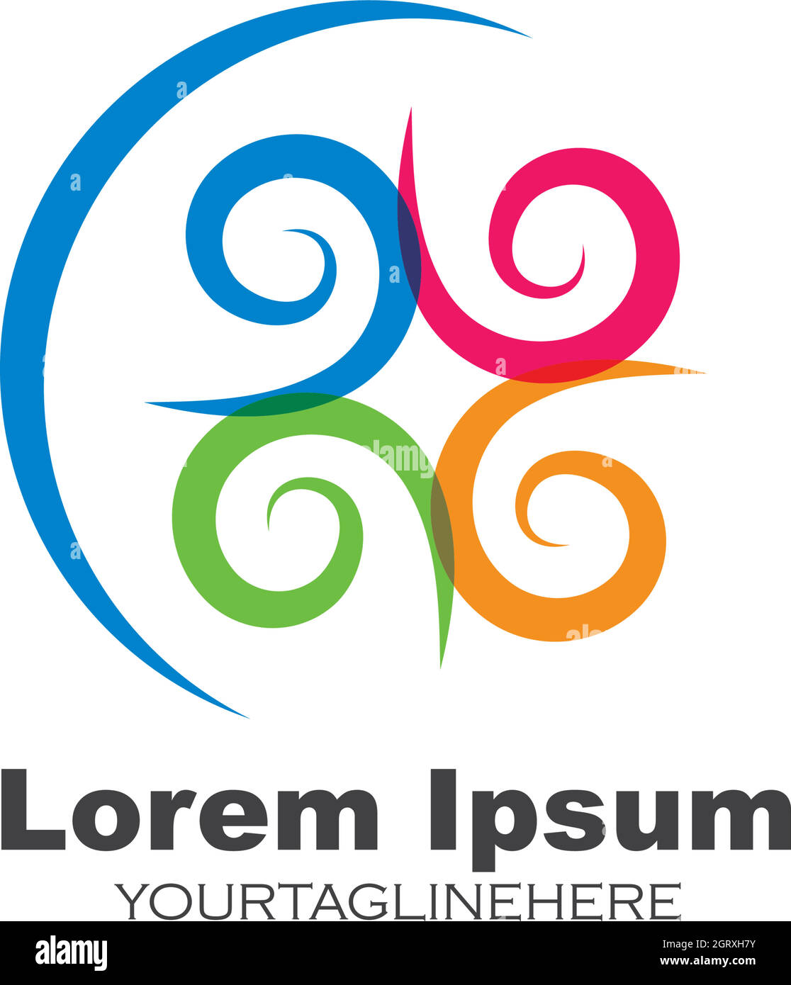 vortex wind logo icon vector design Stock Vector Image & Art - Alamy