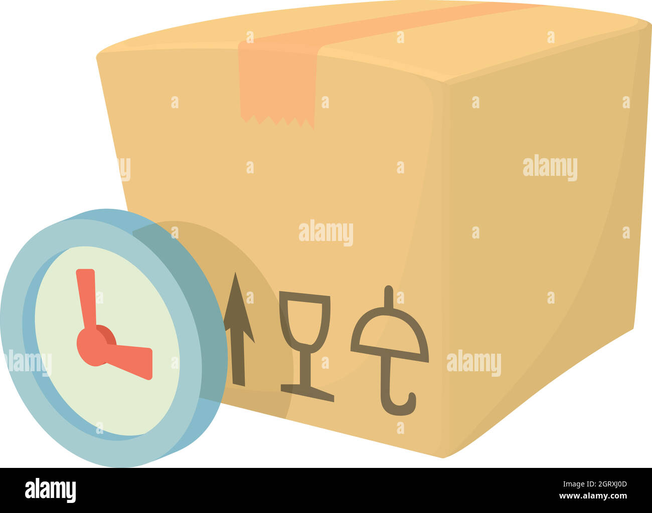 Weight box icon, cartoon style Stock Vector Image & Art - Alamy