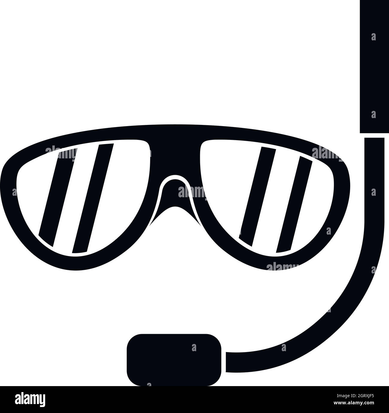 Swimming mask icon, simple style Stock Vector Image & Art - Alamy