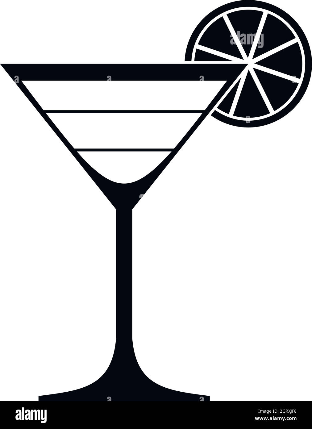 Cocktail icon, simple style Stock Vector Image & Art - Alamy