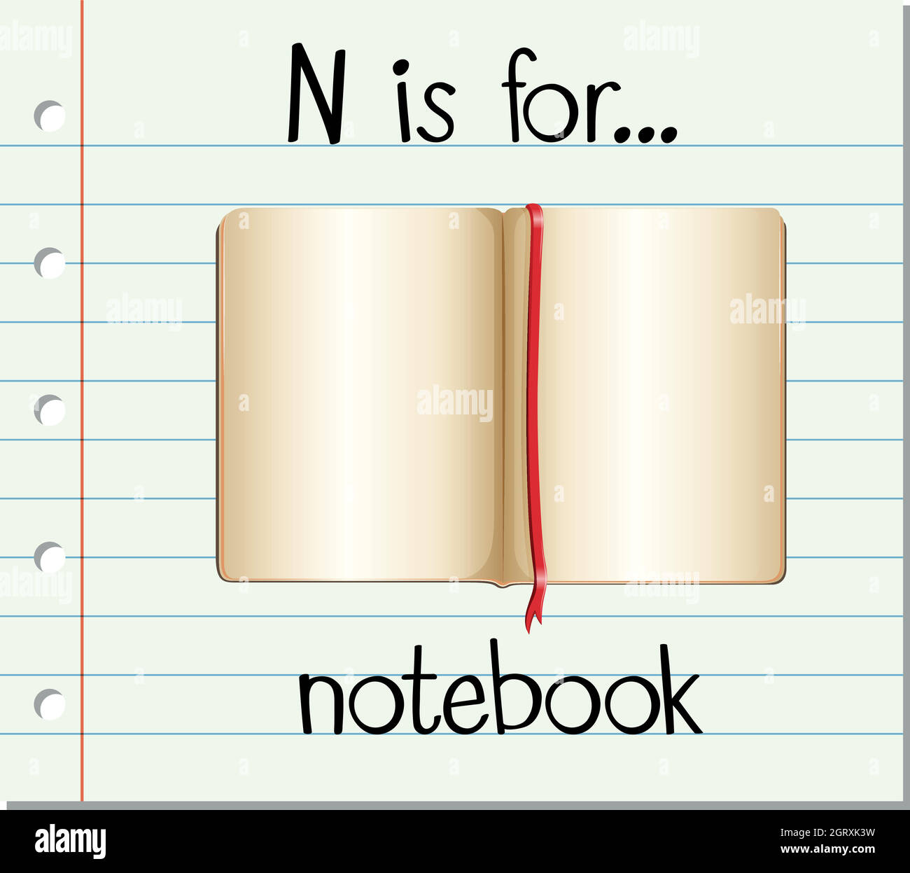 Notebook reading Stock Vector Images - Alamy