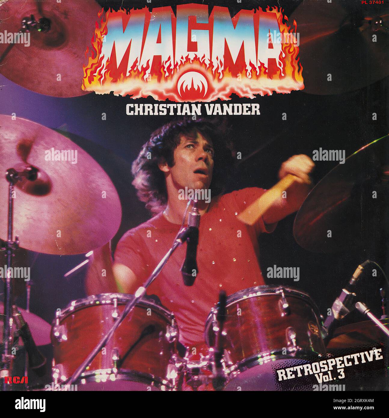 Magma - Retrospective vol.3 - Vintage Vinyl Record Cover Stock Photo ...