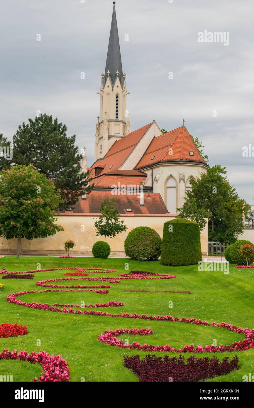 31 May 2019 Vienna, Austria - Pfarre Maria Hietzing, a church parish ...