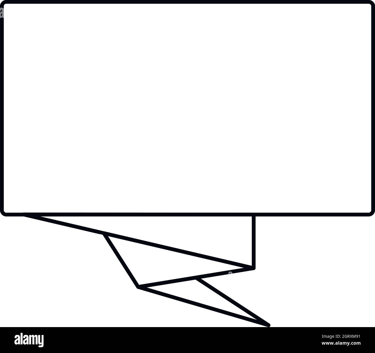 Blank Square With Black Outline