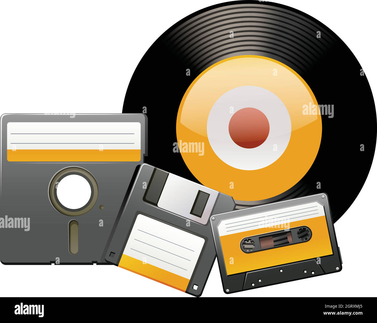 Computer tapes Stock Vector Images - Alamy