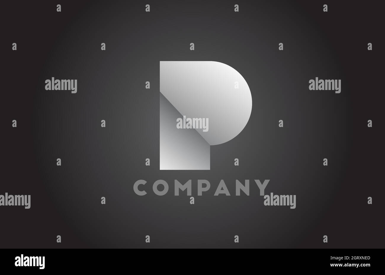 Futuristic corporate logo Black and White Stock Photos & Images - Alamy