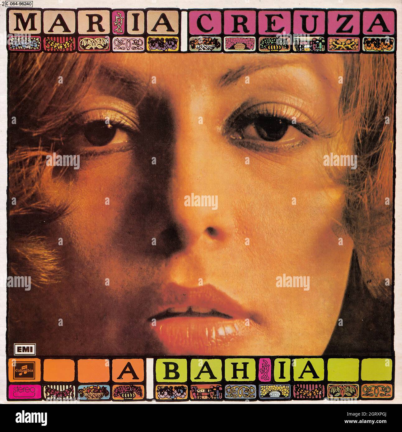 Maria Creuza - A Bahia - Vintage Vinyl Record Cover Stock Photo - Alamy
