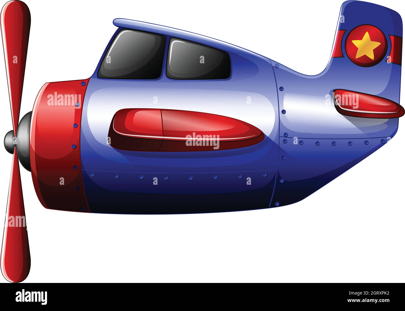 A blue propeller Stock Vector Image & Art - Alamy