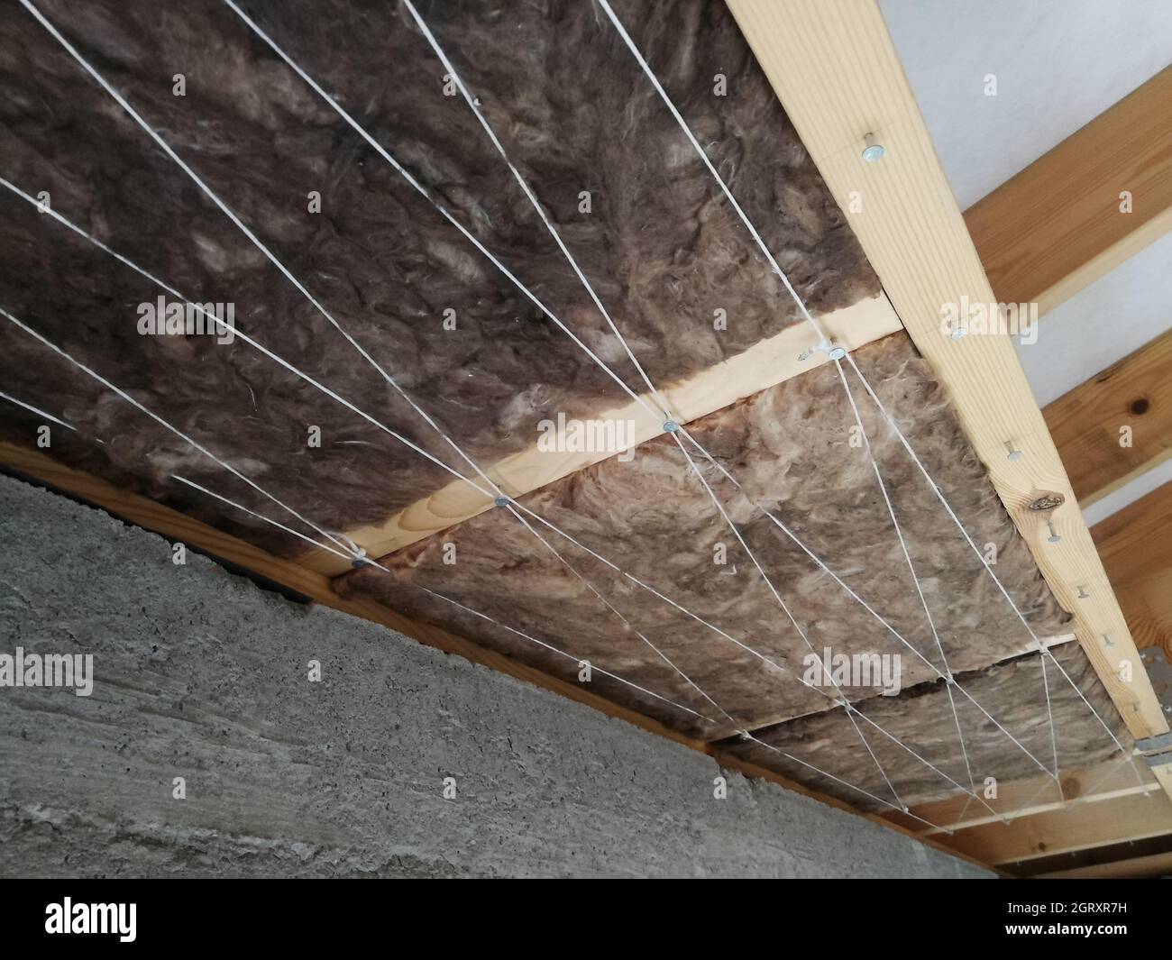 Mineral rock wool for roof and ceilings thermal insulation for house ...