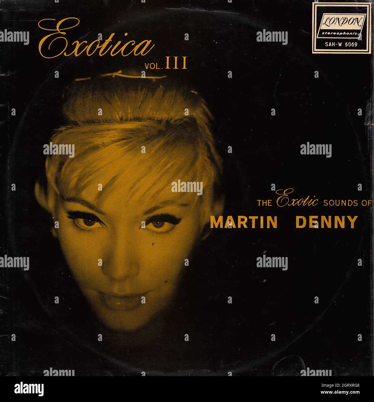 Martin Denny - Exotica vol.3 - Vintage Vinyl Record Cover Stock Photo ...