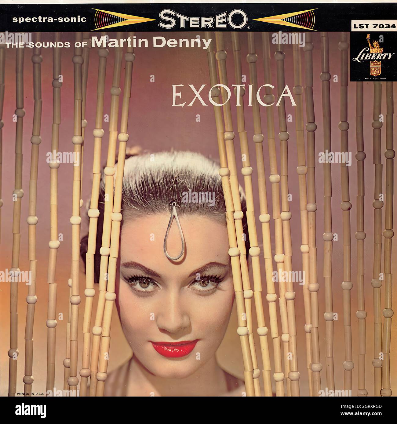Martin Denny - Exotica - Vintage Vinyl Record Cover Stock Photo - Alamy