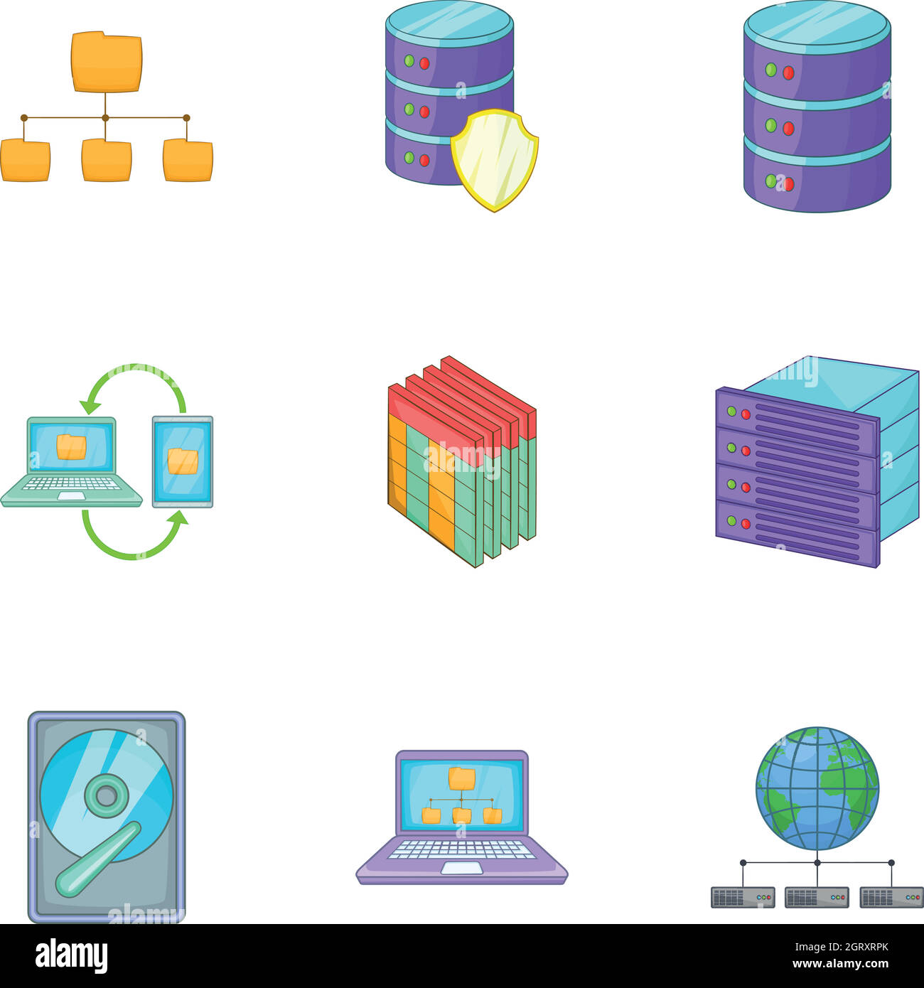 Data center technology folder Stock Vector Images - Alamy