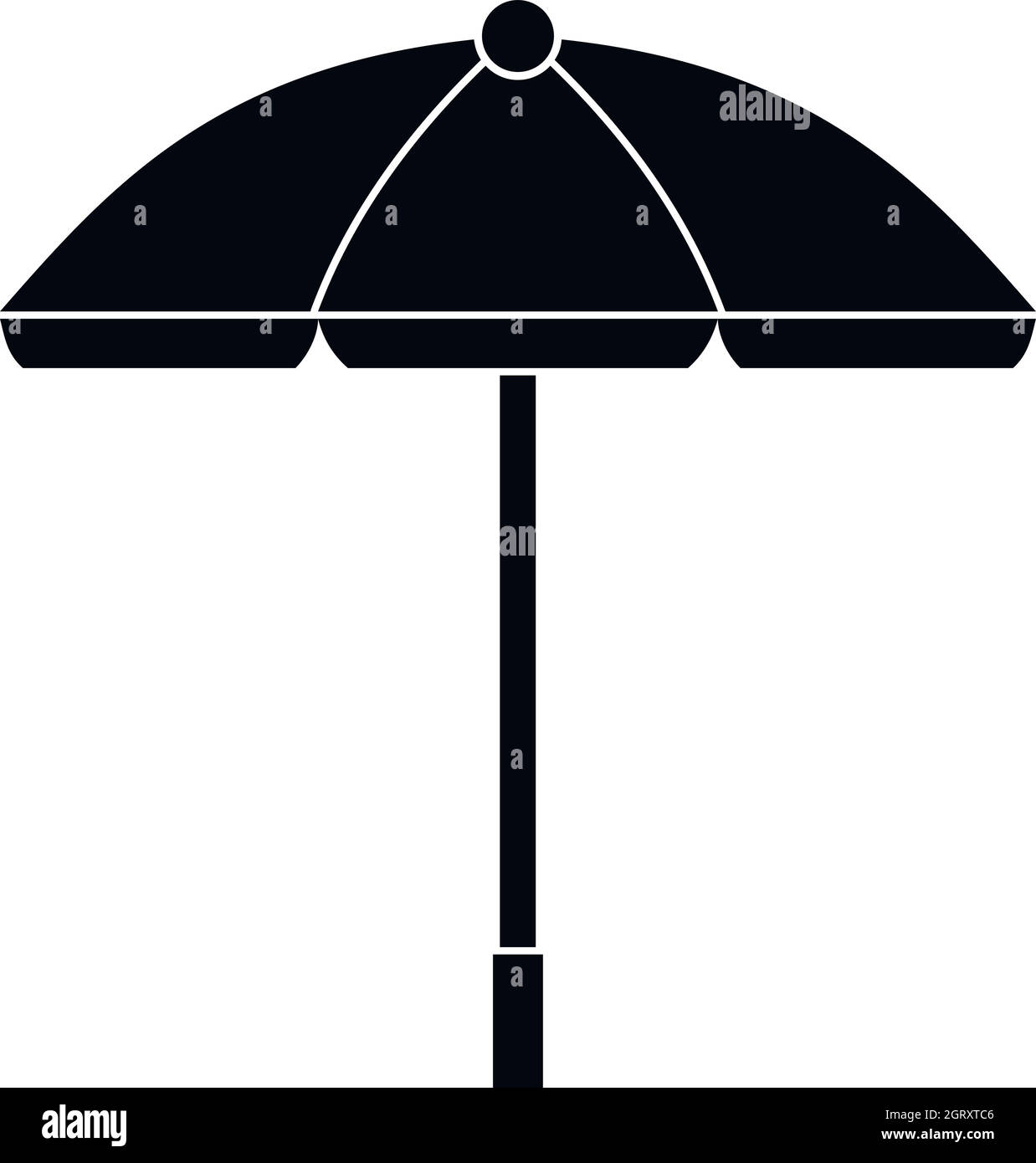 Sun umbrella icon, simple style Stock Vector Image & Art - Alamy