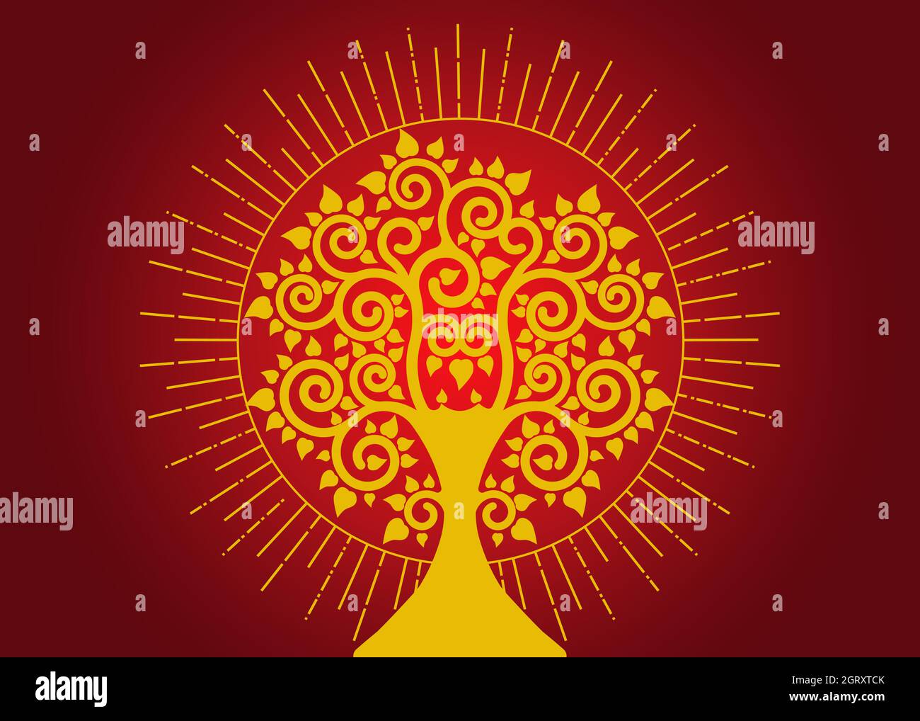 Buddhist Symbols Bodhi Tree