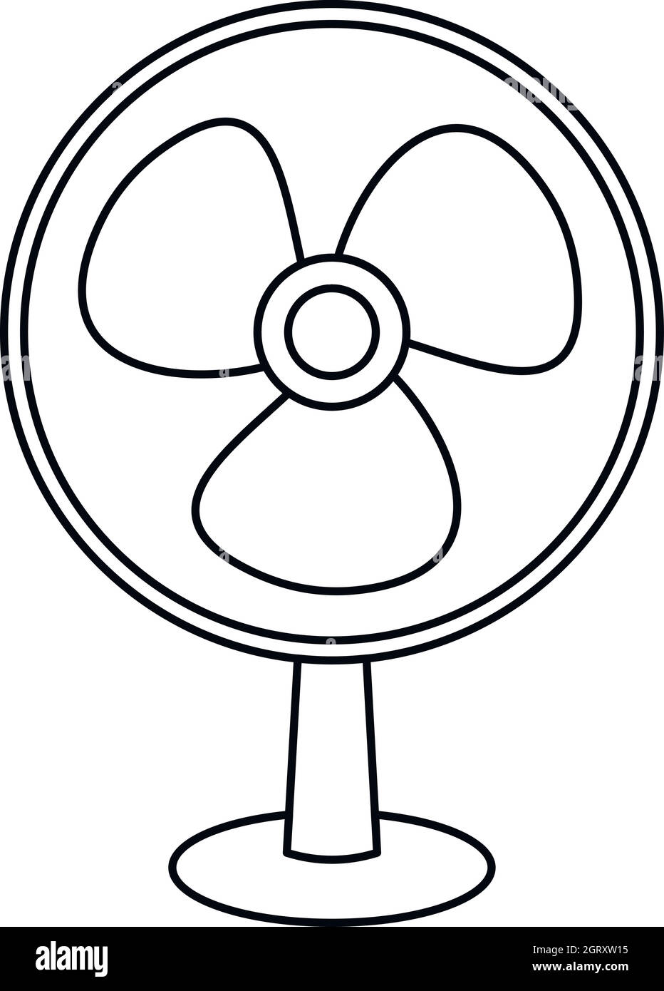 Circle flow icon outline Stock Vector Images - Alamy