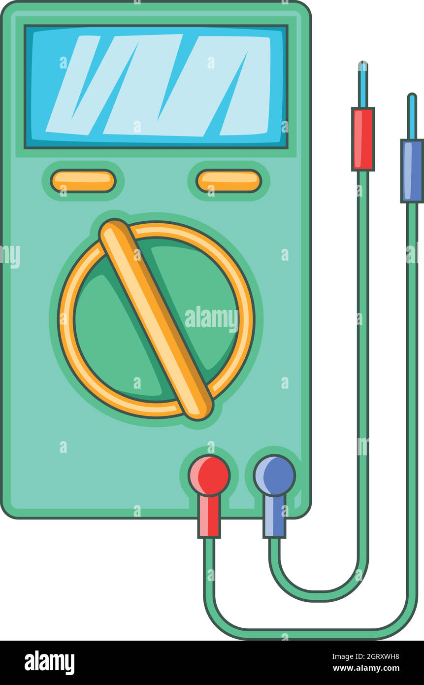 Digital multimeter icon, cartoon style Stock Vector Image & Art - Alamy