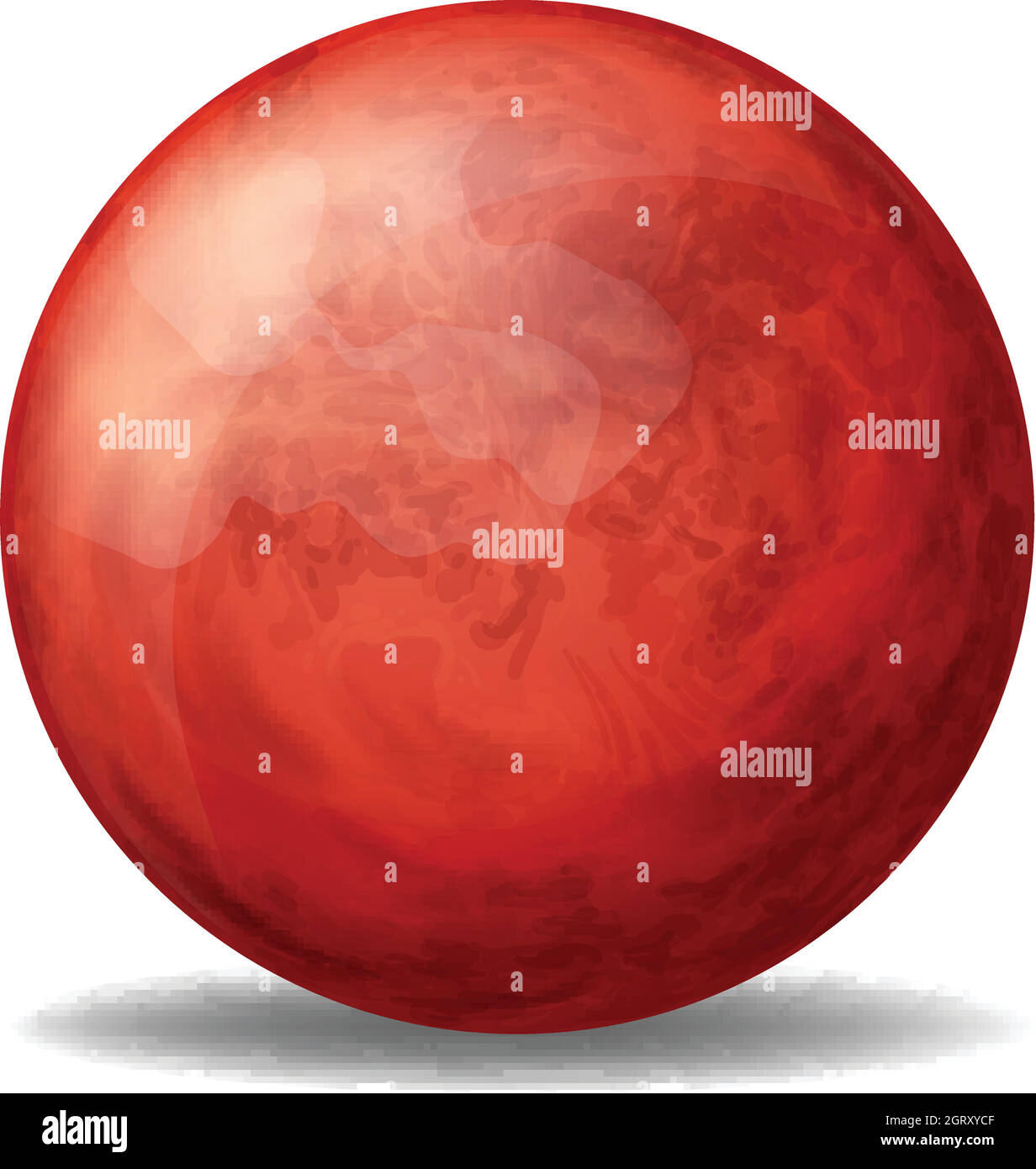 A red round ball Stock Vector Image & Art - Alamy
