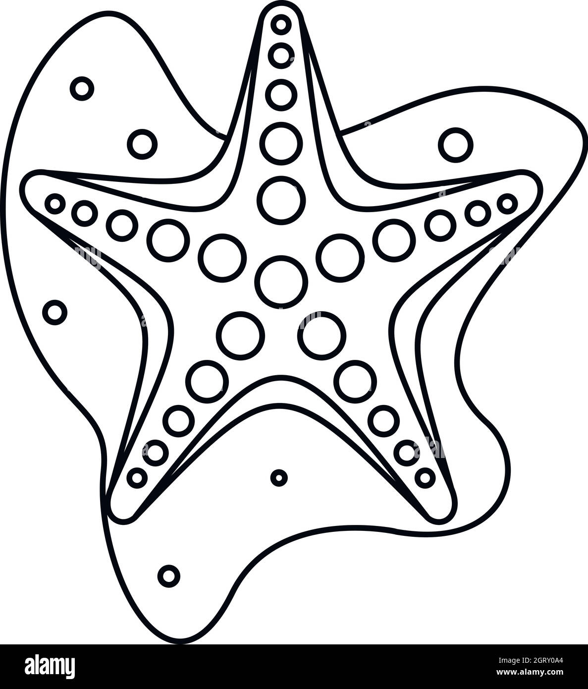 Sand sea shell line Stock Vector Images - Alamy