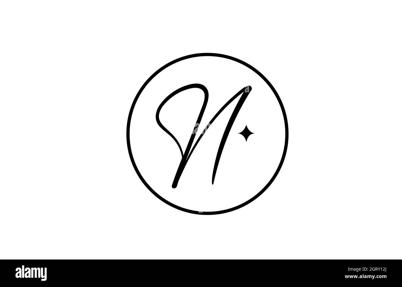 N circle Black and White Stock Photos & Images - Alamy