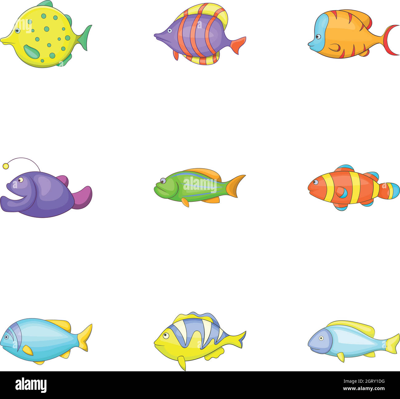 Saltwater fishing isolated cartoon hi-res stock photography and images ...