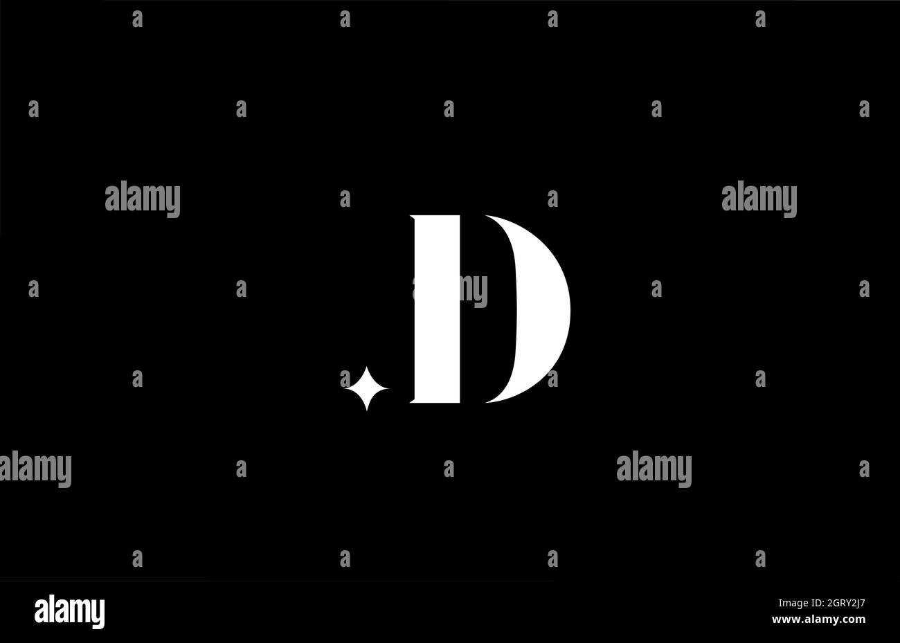 D Letter Design Wallpaper