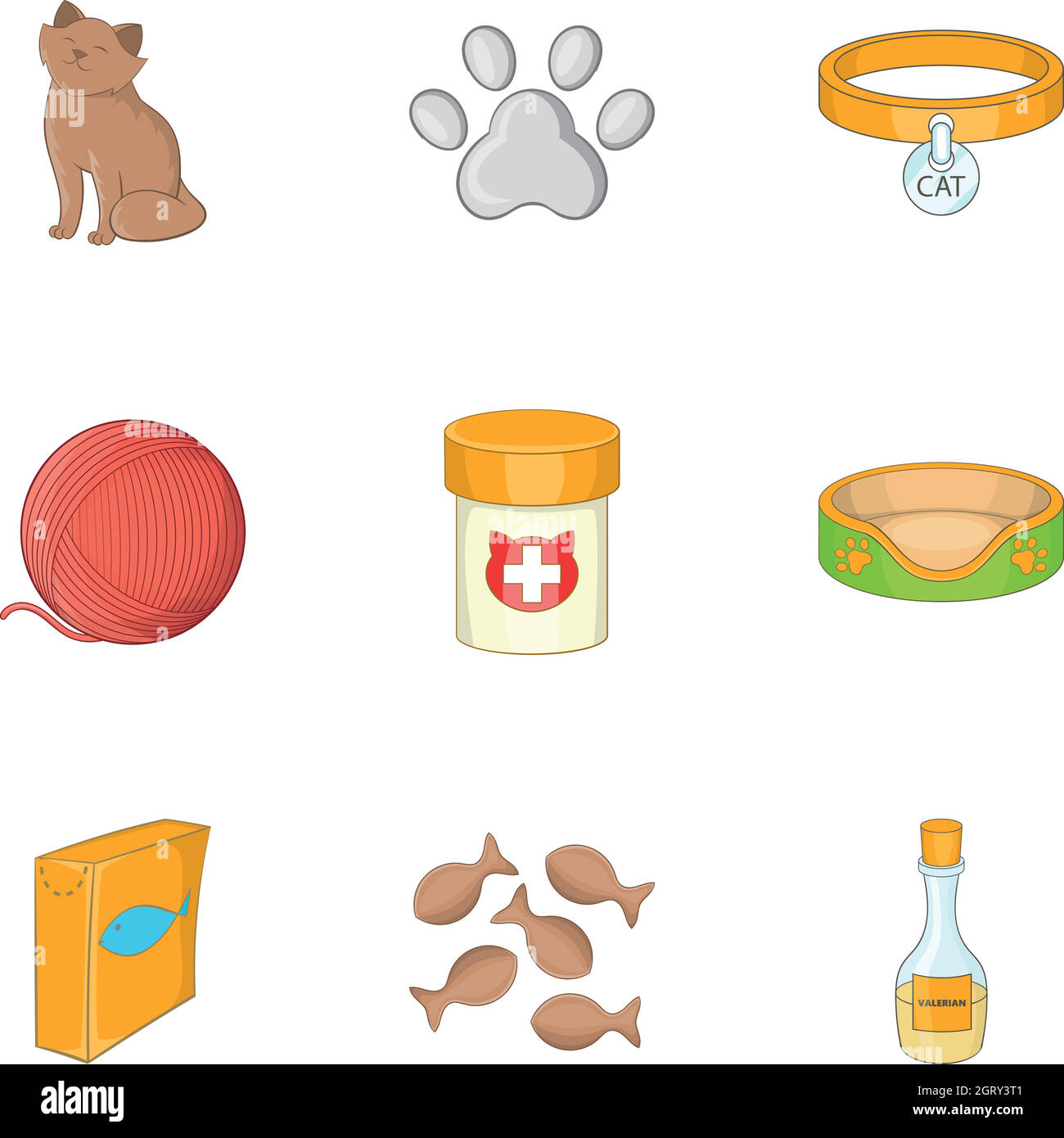 Cartoon set toy shop Stock Vector Images - Alamy