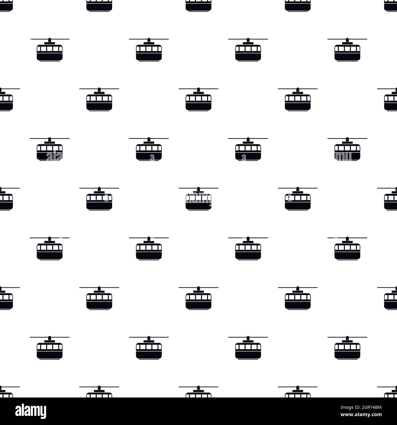 Winter landscape ski lift Stock Vector Images - Alamy