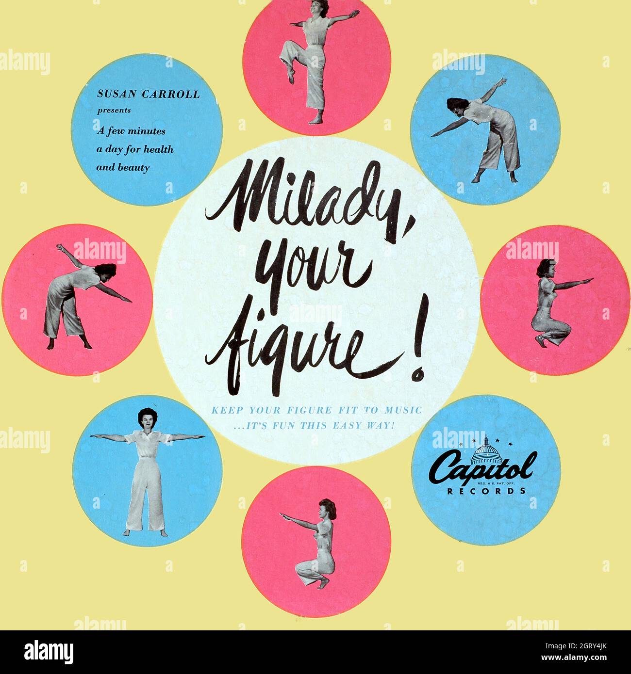 Milady your figure! 1948 - Vintage vinyl 78 rpm record Stock Photo - Alamy