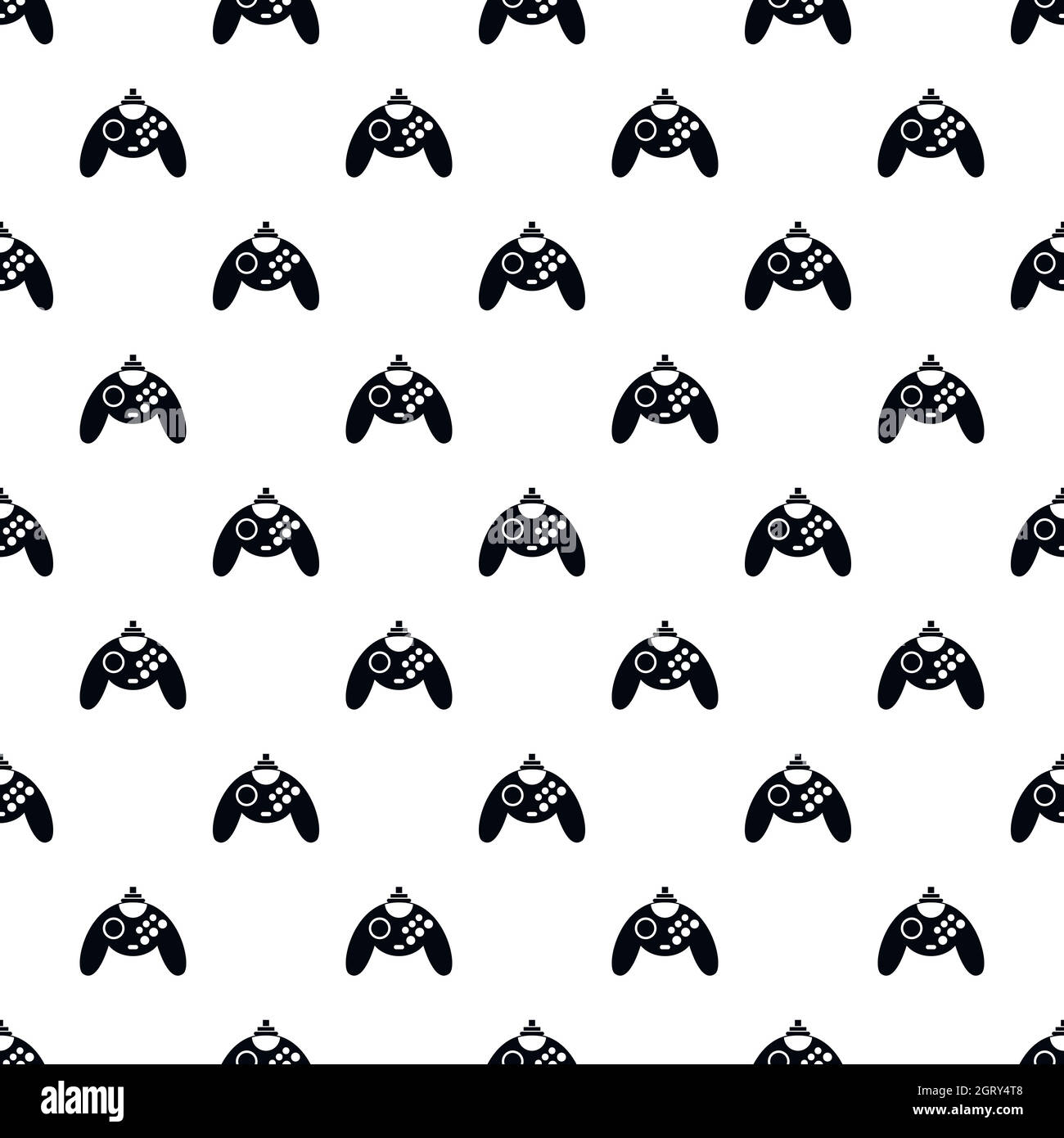 Gamepad pattern, simple style Stock Vector Image & Art - Alamy