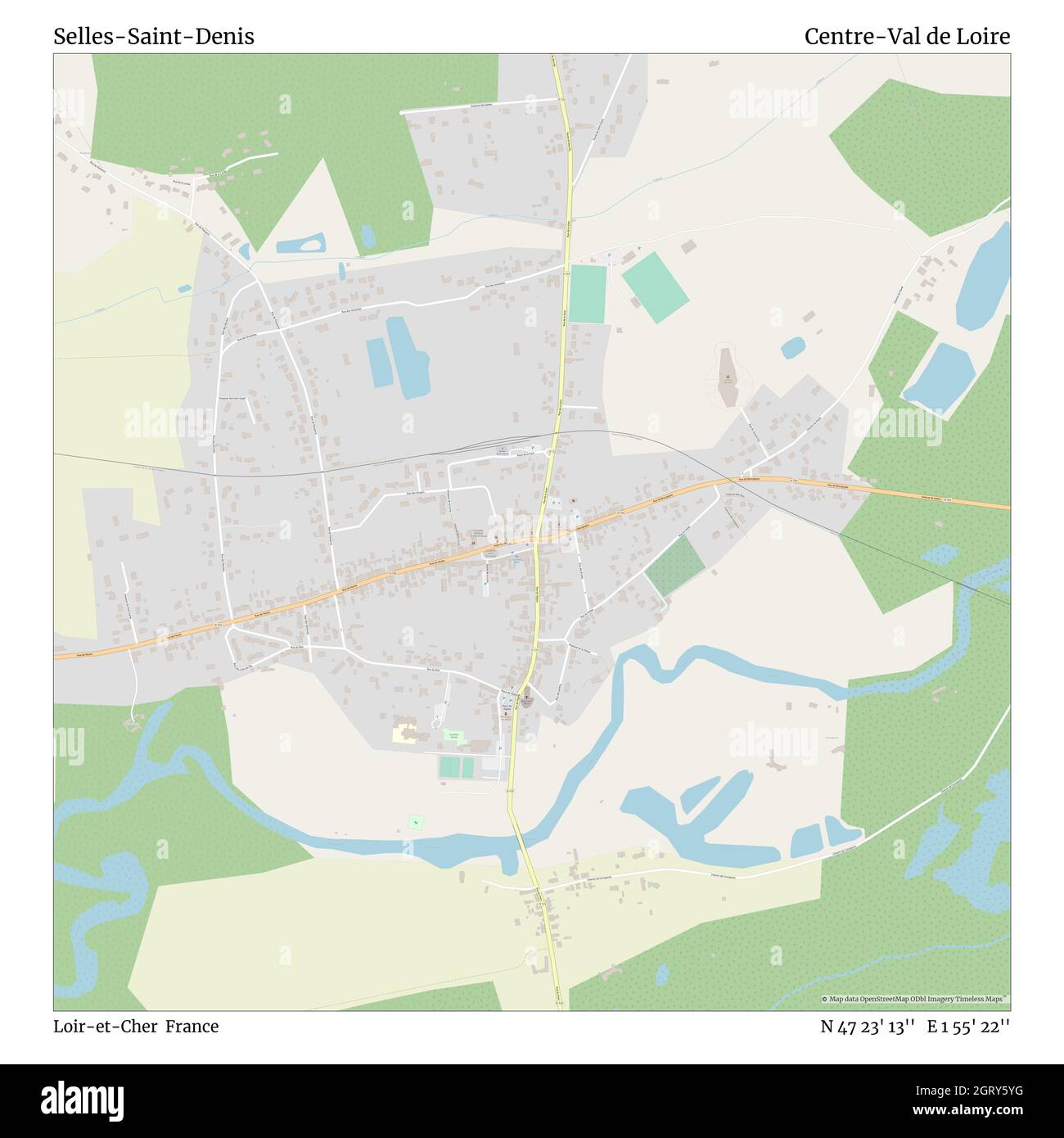 Selles-Saint-Denis, Loir-et-Cher, France, Centre-Val de Loire, N 47 23 ...