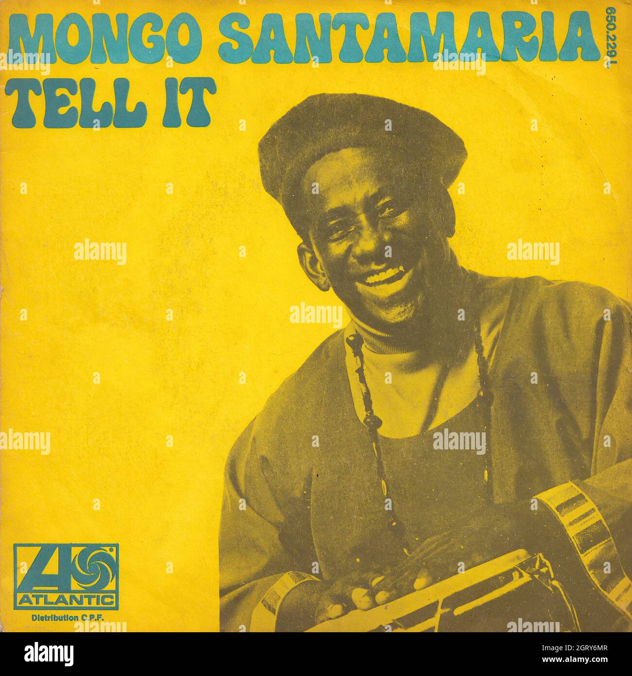 Mongo Santamaria - Tell it - Hippo walk 45rpm - Vintage Vinyl Record Cover Stock Photo - Alamy