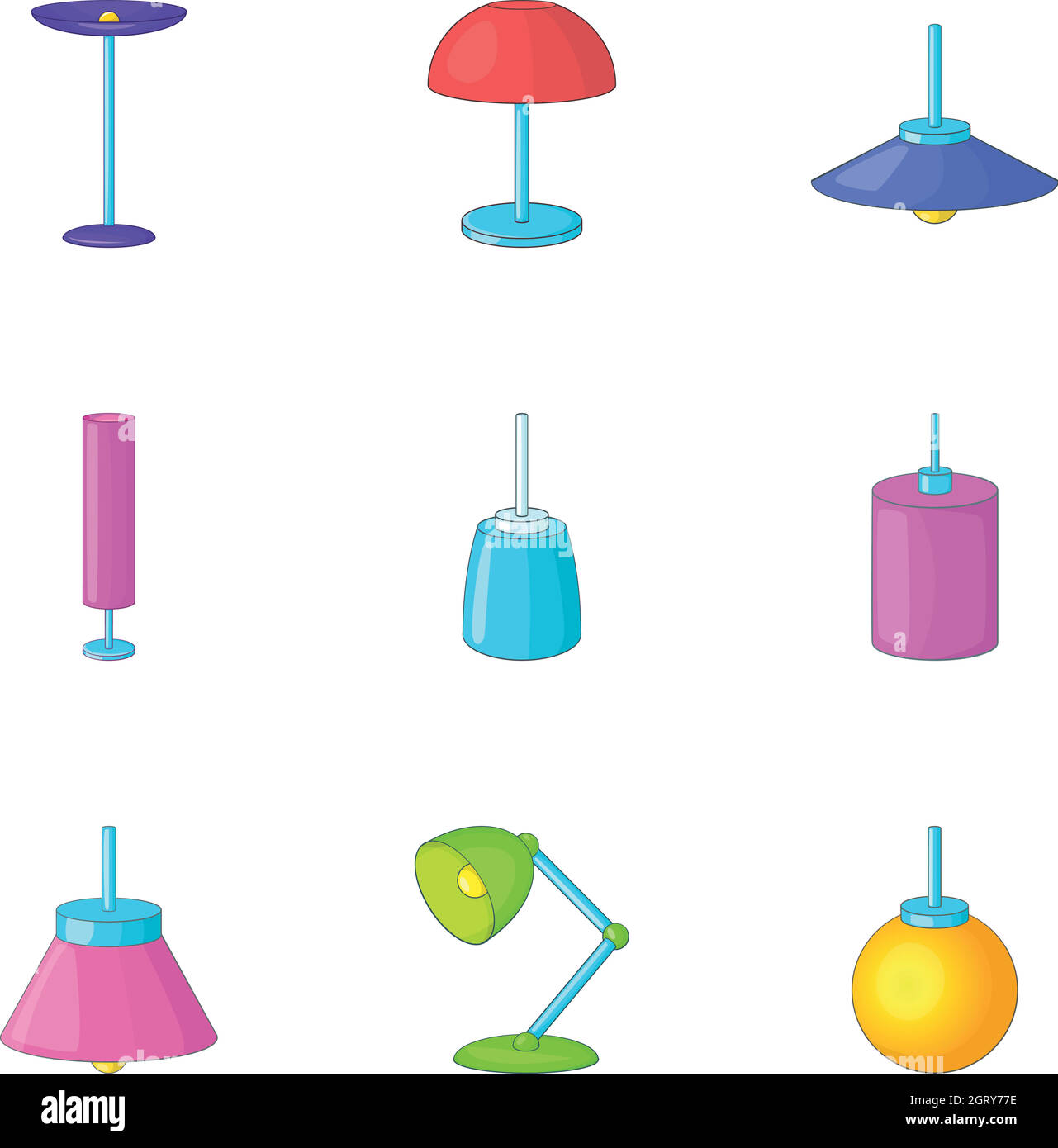 Glass table set cartoon Stock Vector Images - Alamy