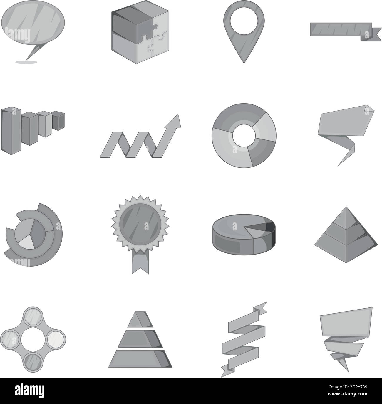 Monochrome circle graphics Cut Out Stock Images & Pictures - Alamy