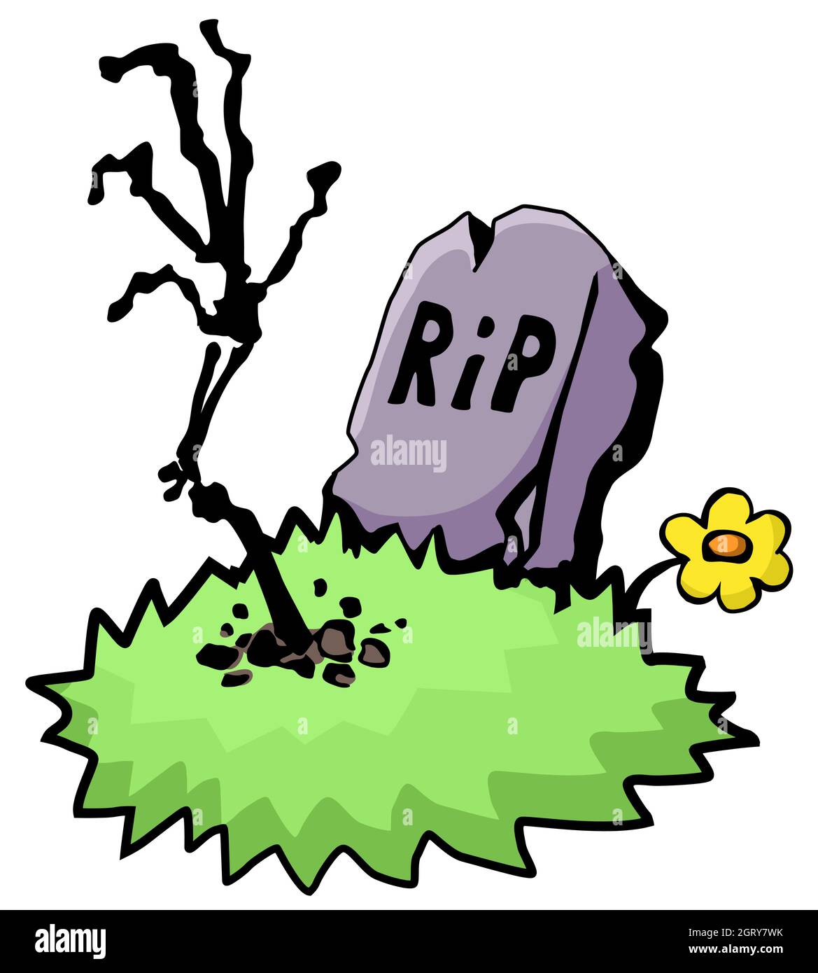 Halloween Graveyard Drawings